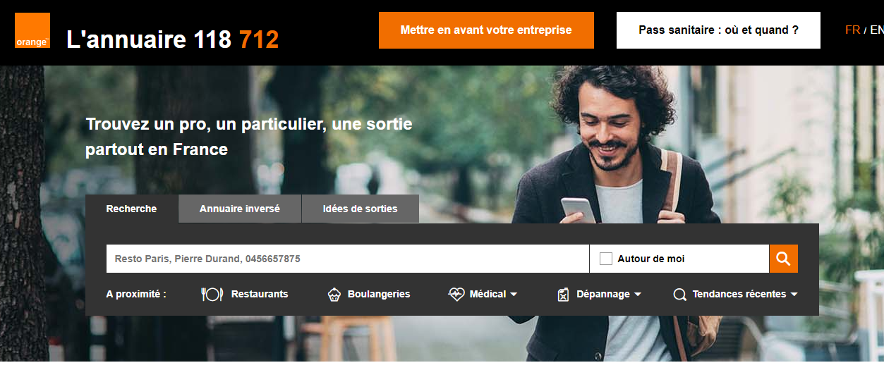 118 712 Annuaire gratuit : numéro des pros et particuliers - Yakeo